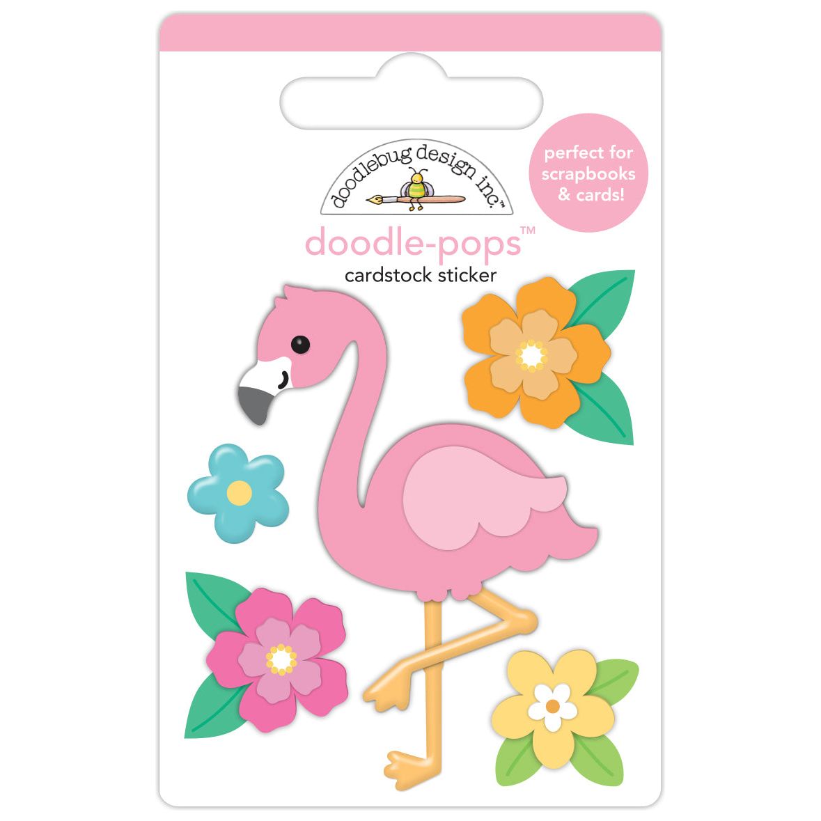 Doodlebug - Summer Fun - Flora Flamingo / 8896 – Country Craft Creations