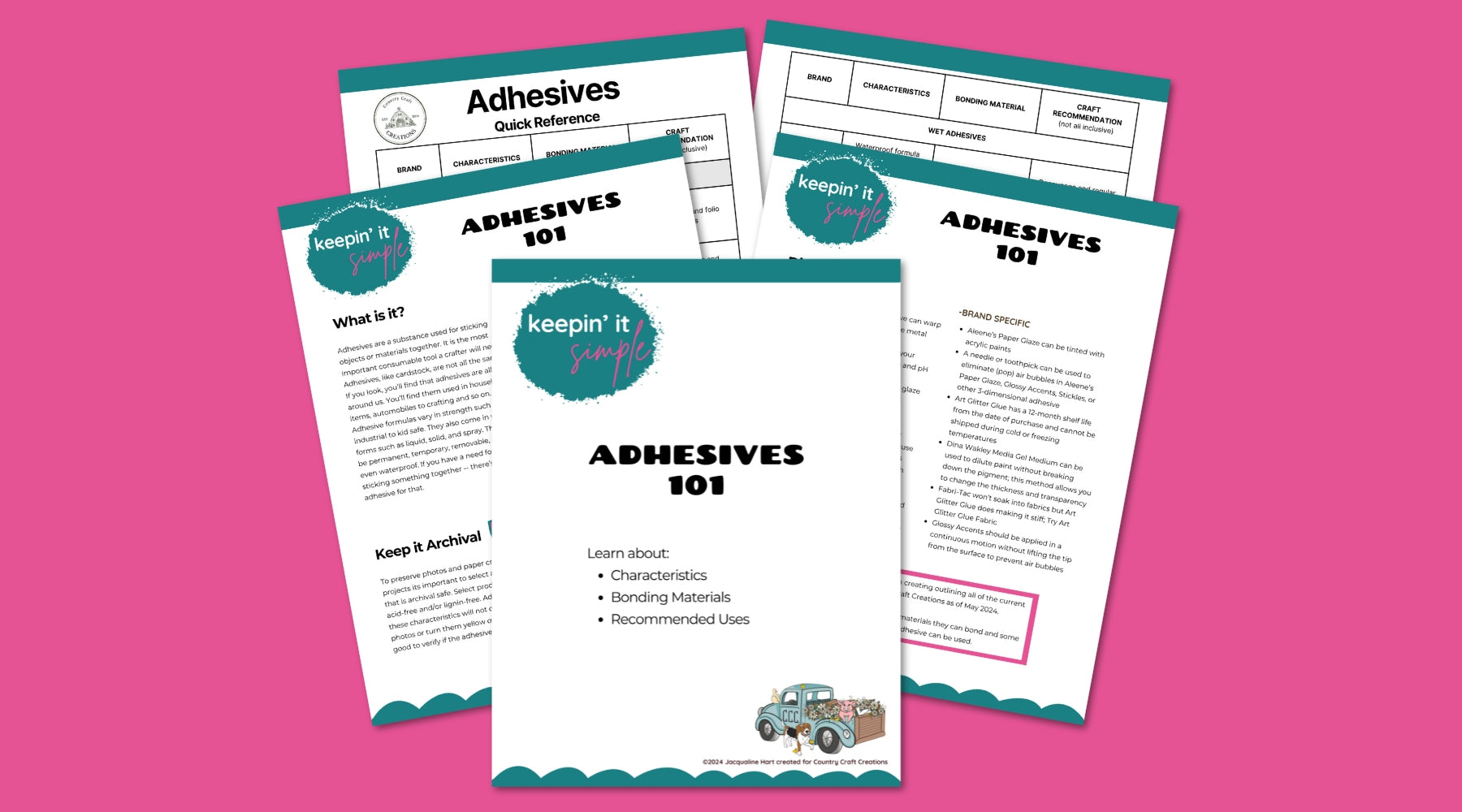 Adhesives 101: Keepin' it Simple – Country Craft Creations