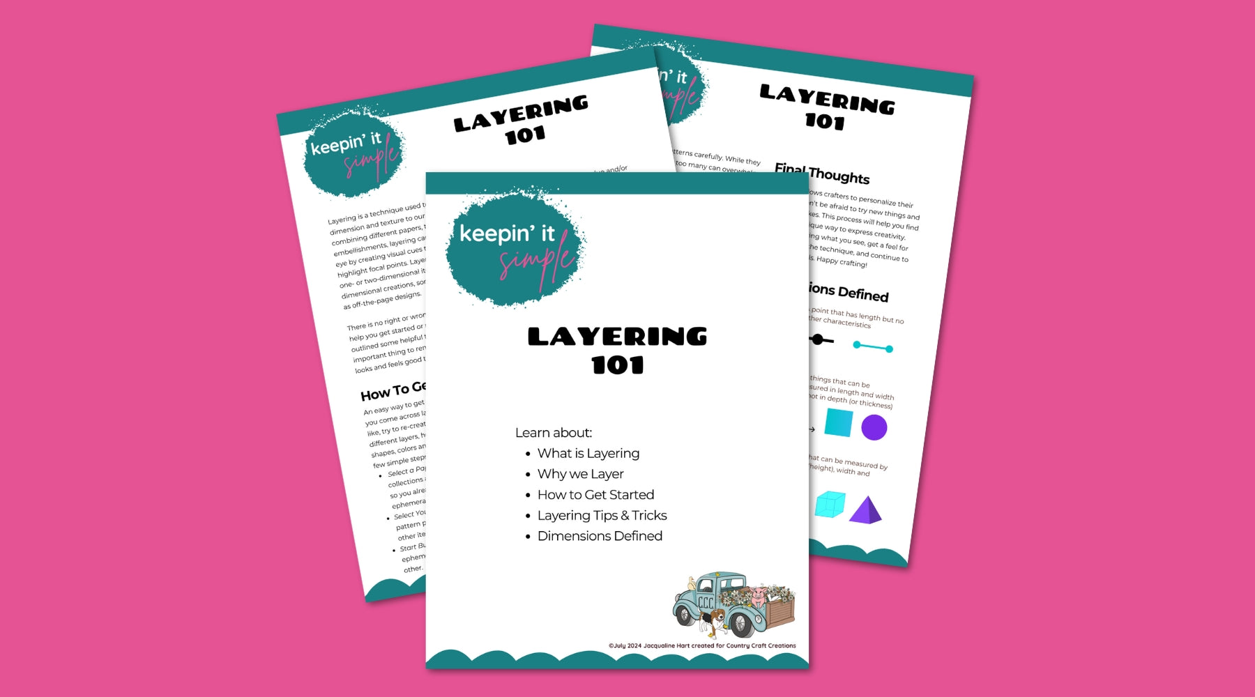 Layering 101: Keepin' it Simple – Country Craft Creations