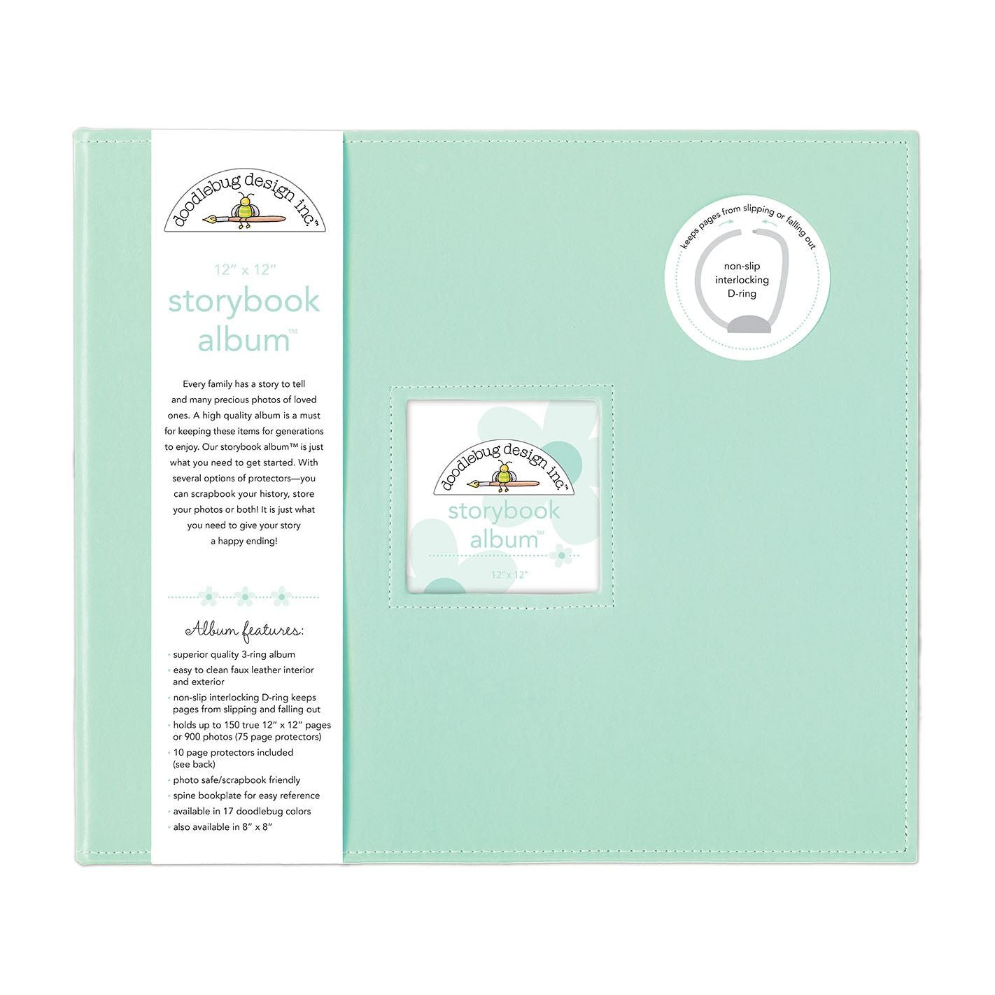 Doodlebug - 12x12 Storybook Album Mint / 5722 – Country Craft Creations