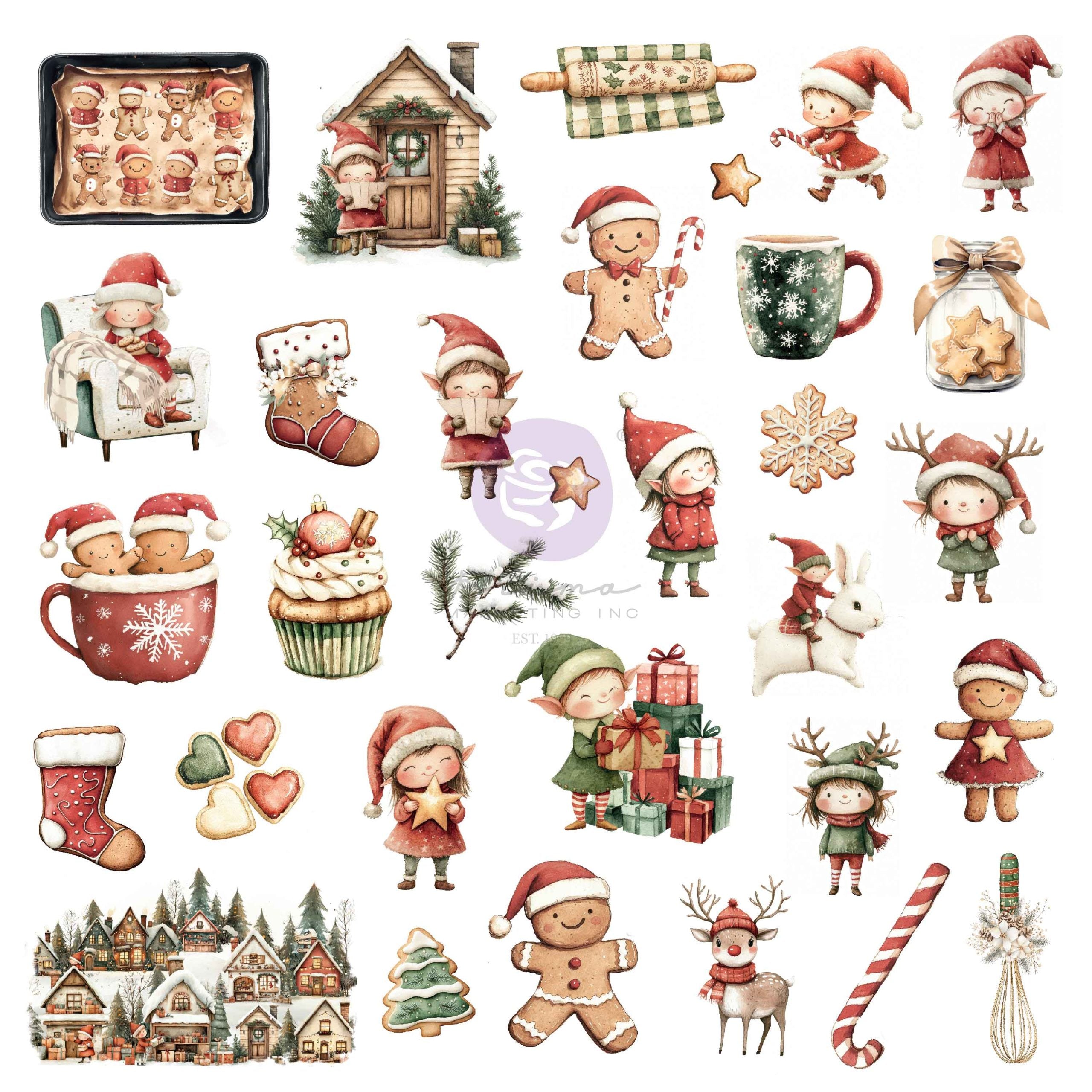 Prima - Twinkle & Treats - Ephemera – 64 PCS – Country Craft Creations
