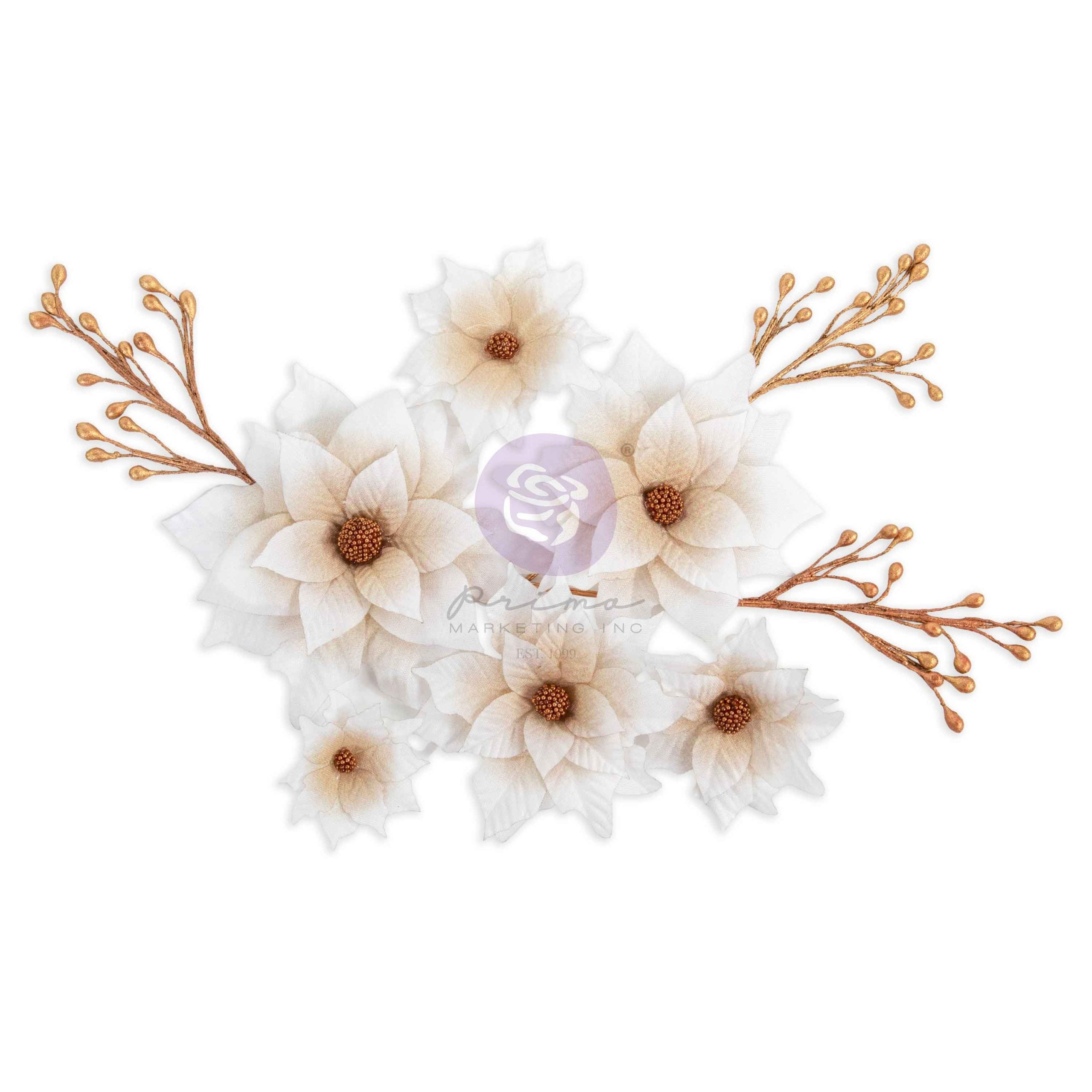 Prima - Twinkle & Treats Flowers - Twinkle Poinsettias - 0343 – Country ...