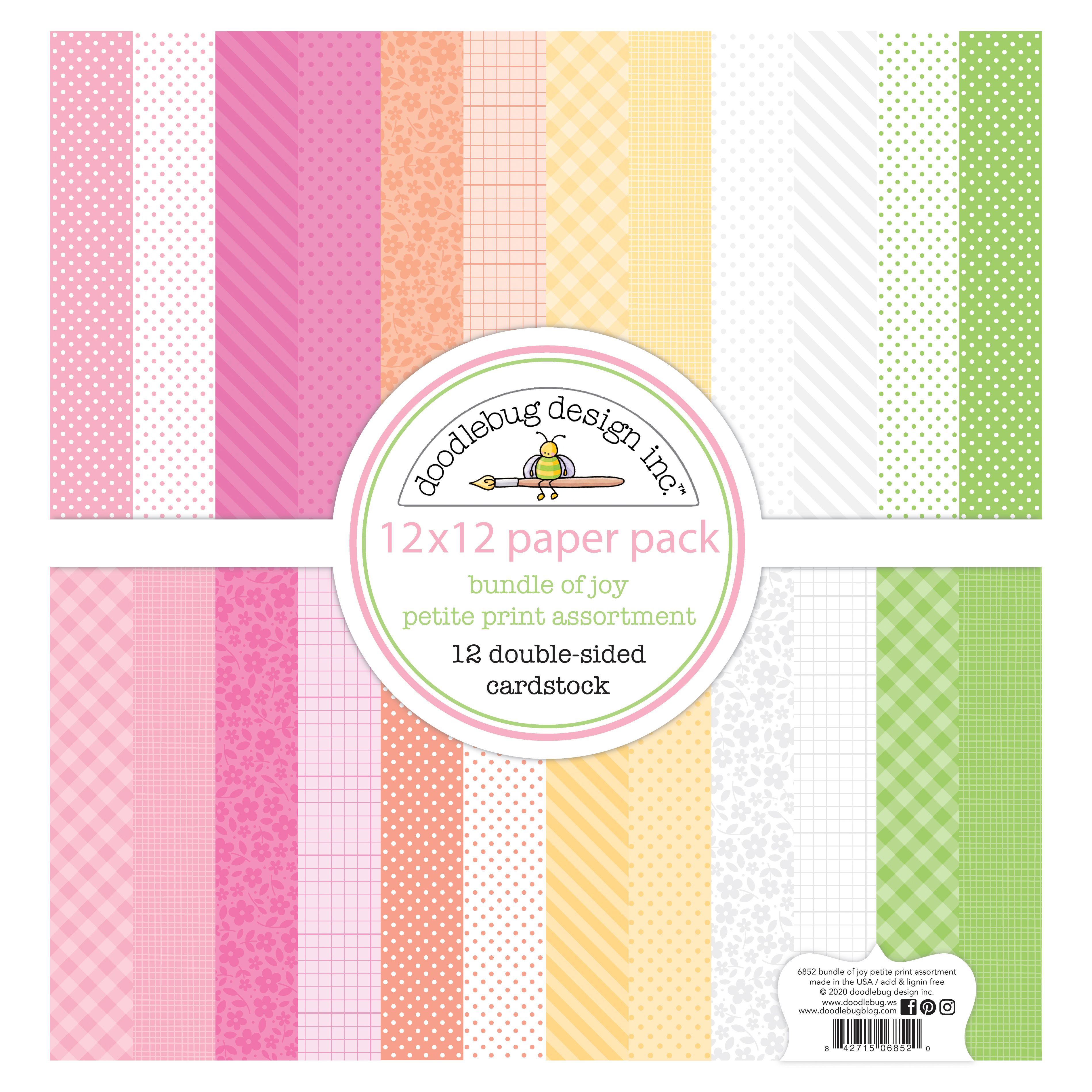 Doodlebug - Bundle of Joy - Petite Prints Assortment Pack / 6852 ...
