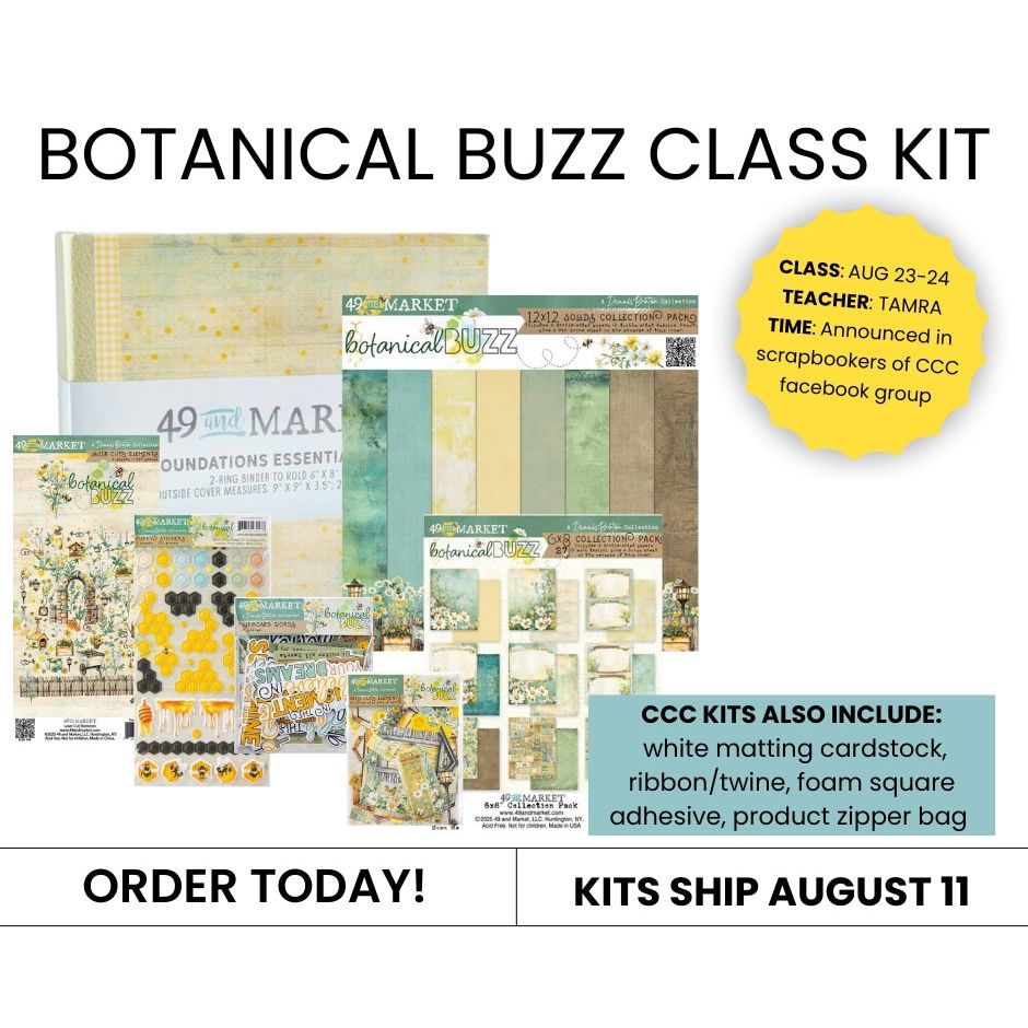 Project Kit - 49 & Market Botanical Buzz - Class Kit – Country Craft ...