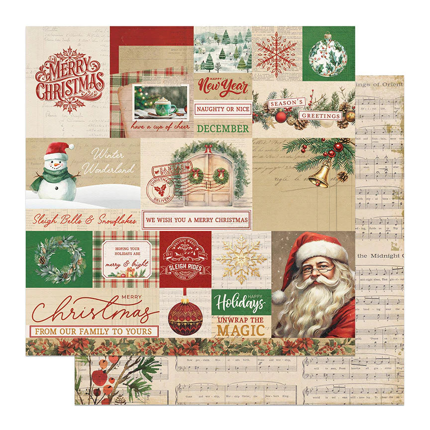Photo Play - Christmas Junque- 12x12 Single Sheets / Unwrap the Magic ...