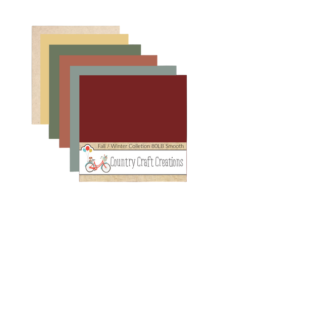 Artisan Cardstock - 80lb Solid Fall / Winter Variety Pack – Country ...