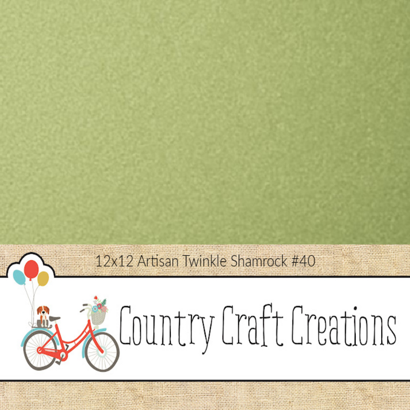 Artisan Cardstock Color Palette - 100 lb Twinkle Cardstock - Shamrock ...