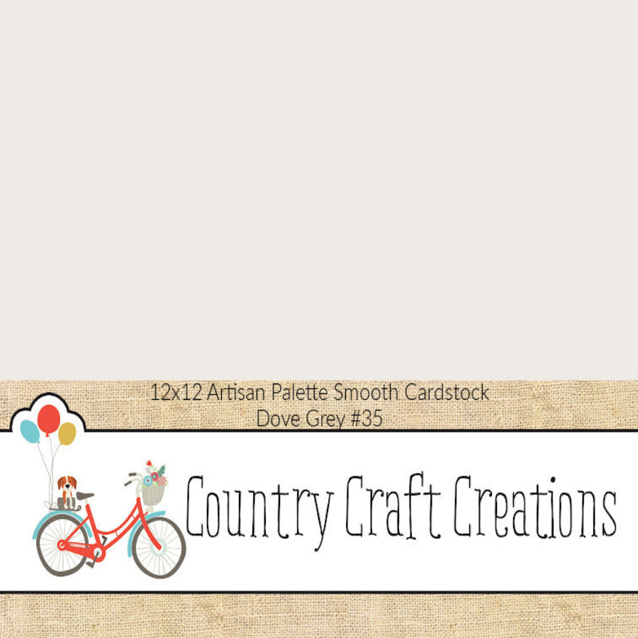 Artisan Cardstock Color Palette - Smooth Cardstock - Dove Grey #35 - S ...
