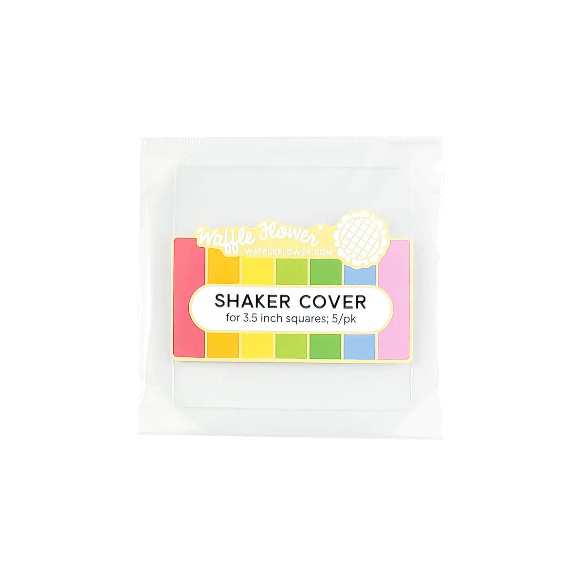 Waffle Flower - Shaker Cover - 3.5 x 3.5 Flat Square - 5PK – Country ...